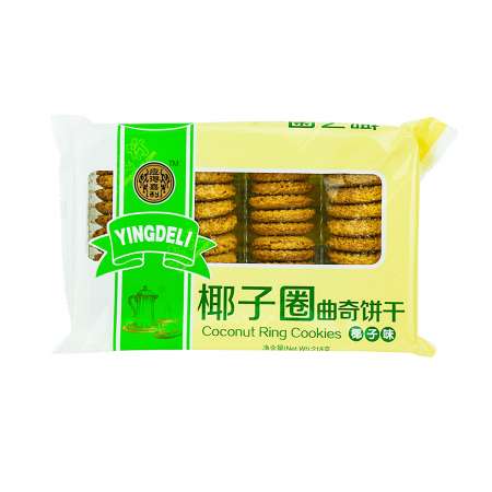 应得嘉利 椰子圈曲奇饼干 218g 美国德成行