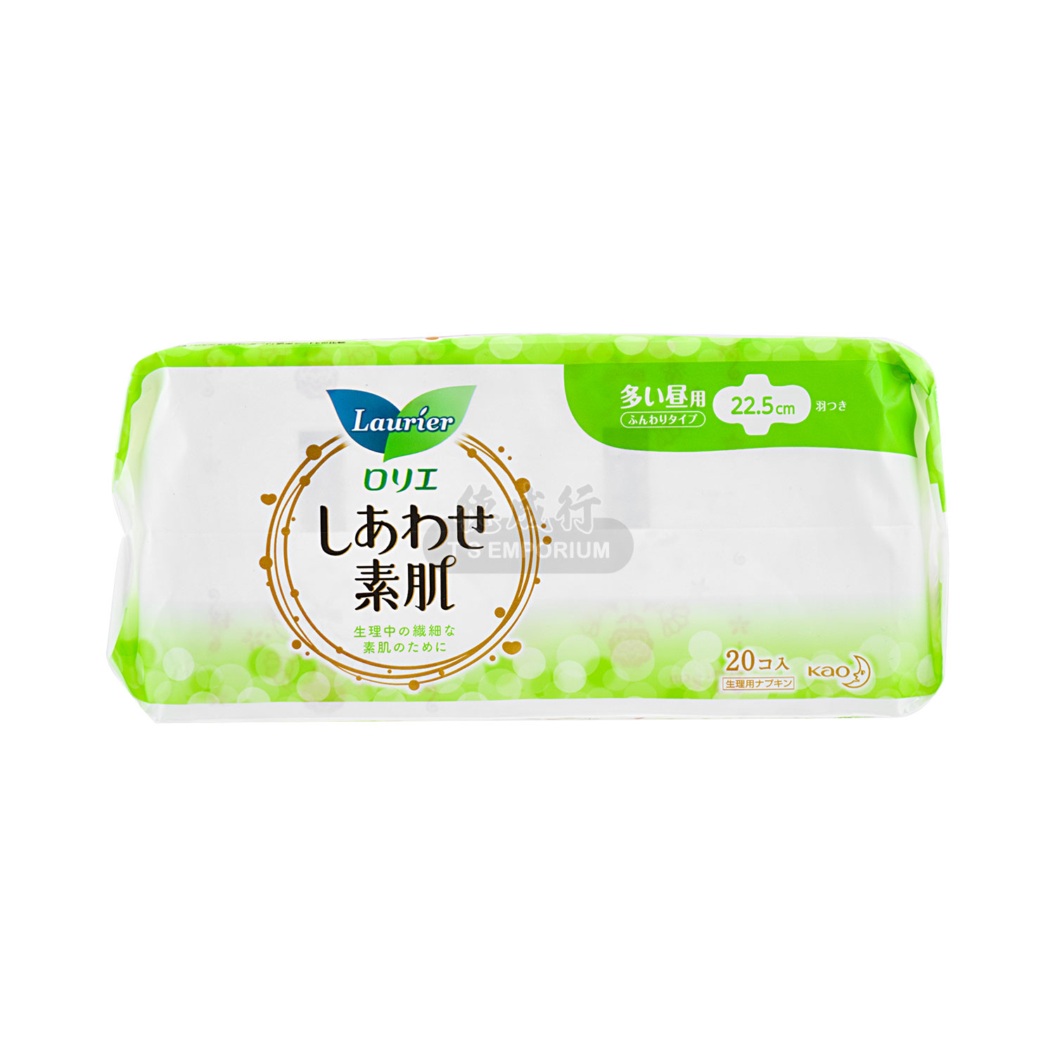 JAPAN KAO Laurier Sanitary Napkins With Wings For Daytime 22.5cm 20Pcs ...