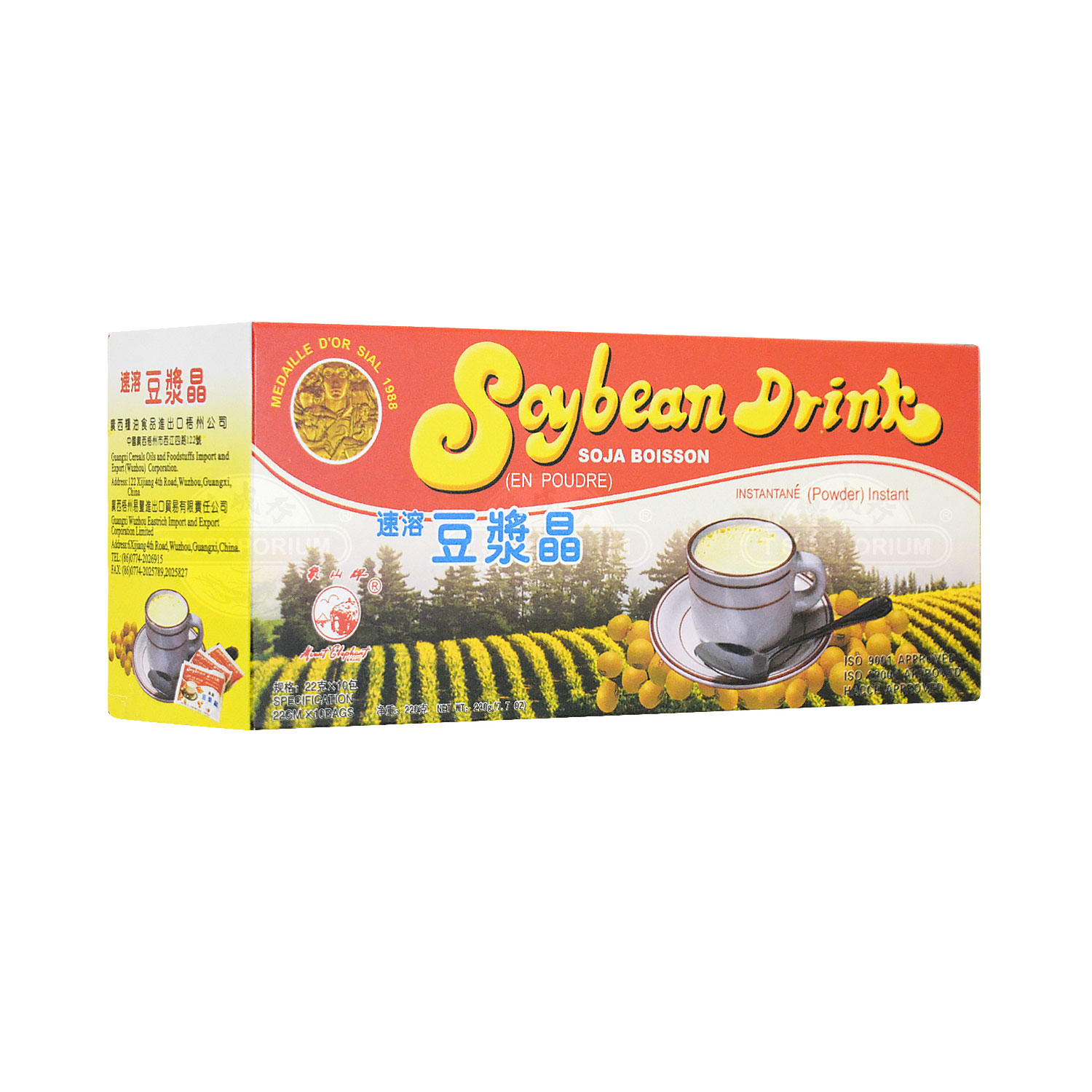MOUNT ELEPHANT Instant Soybean Drink 10bags/220g - Tak Shing Hong