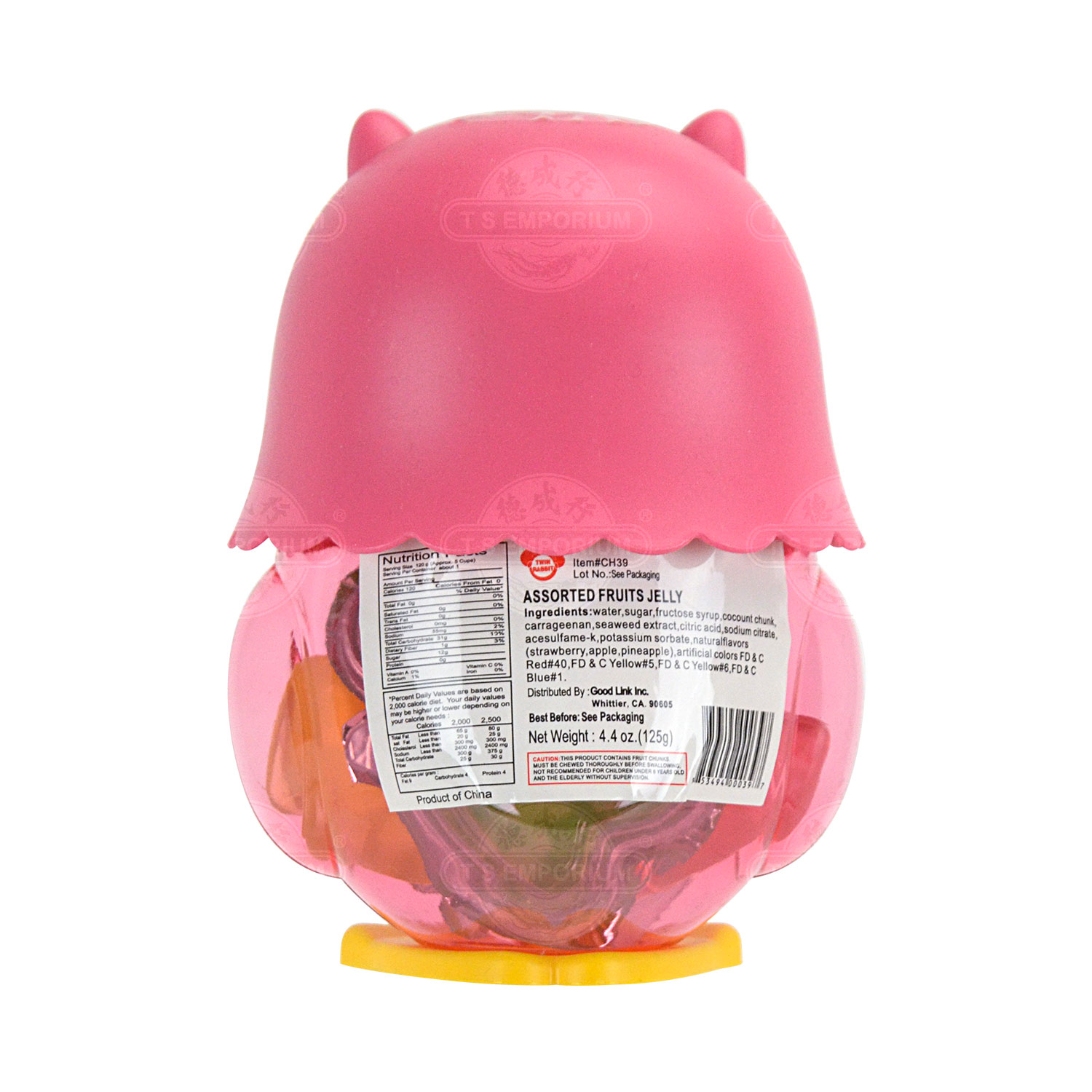 TWIN RABBIT Assorted Fruits Jelly Owl Design Piggy Bank 125g - Tak ...