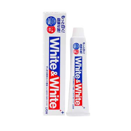 LION White&White Bright White Toothpaste 150g - Tak Shing Hong