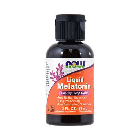NOW FOODS Liquid Melatonin 59ml - Tak Shing Hong