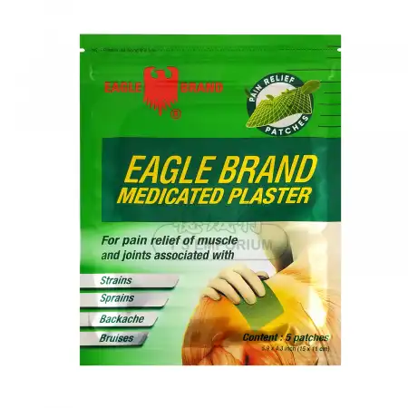 EAGLE BRAND Medicated Plaster 5patches - Tak Shing Hong