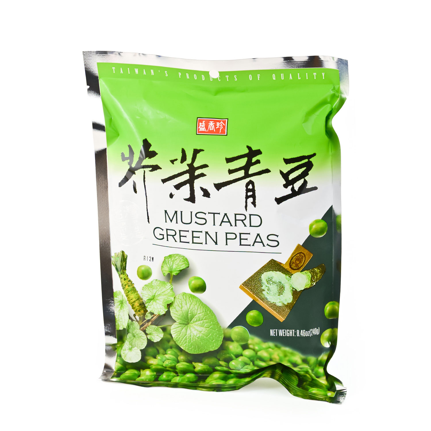 盛香珍 芥茉青豆240g - 美国德成行